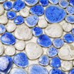 Uniquely Crafted Blue Pebble Floor Tile Cobblestone Porcelain Mosaic ...